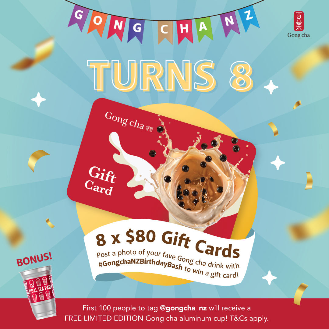 Gong cha New Zealand - Brewing Happiness!